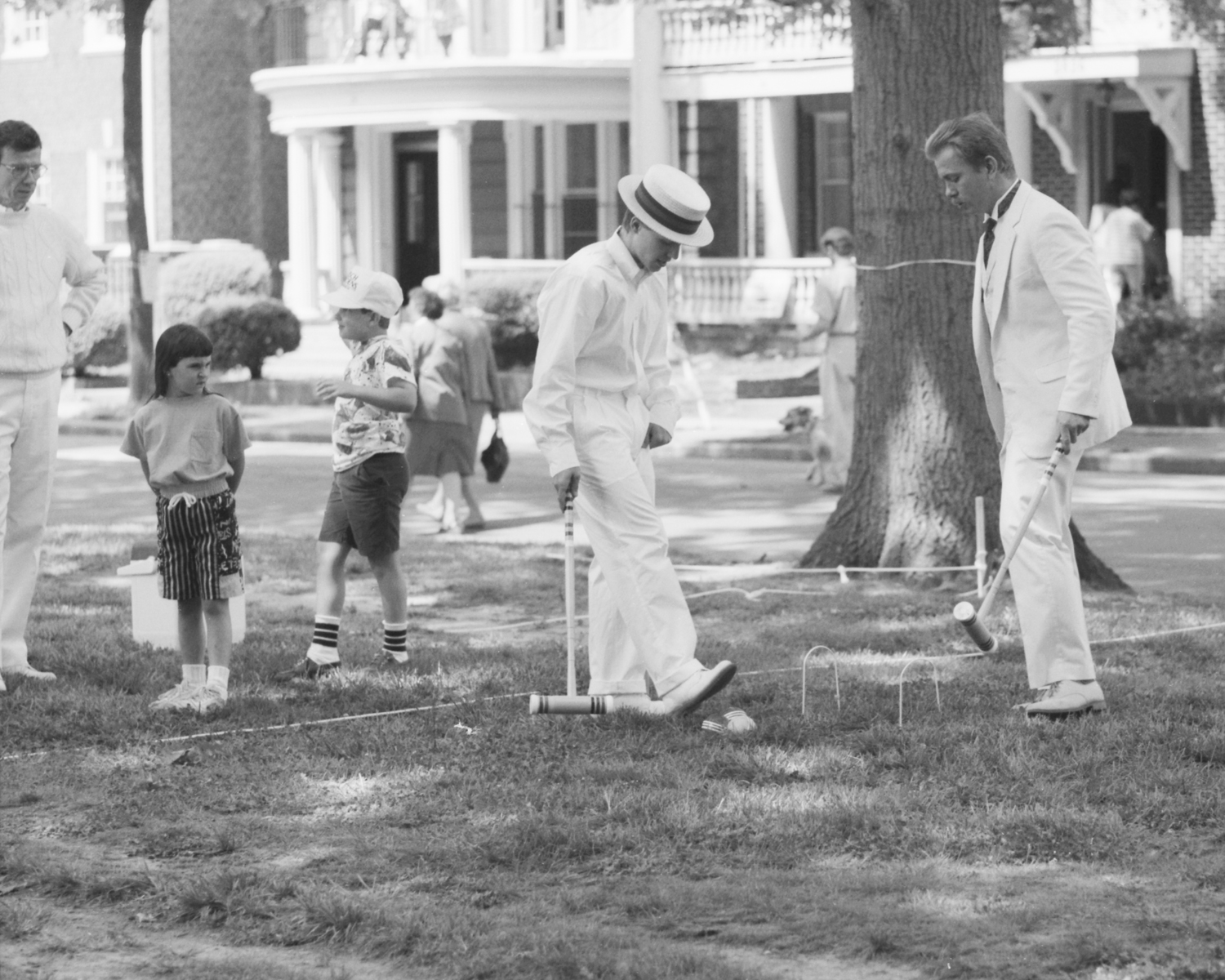 Dementi Studio » Blog Archive » Easter on Parade men playing croquet